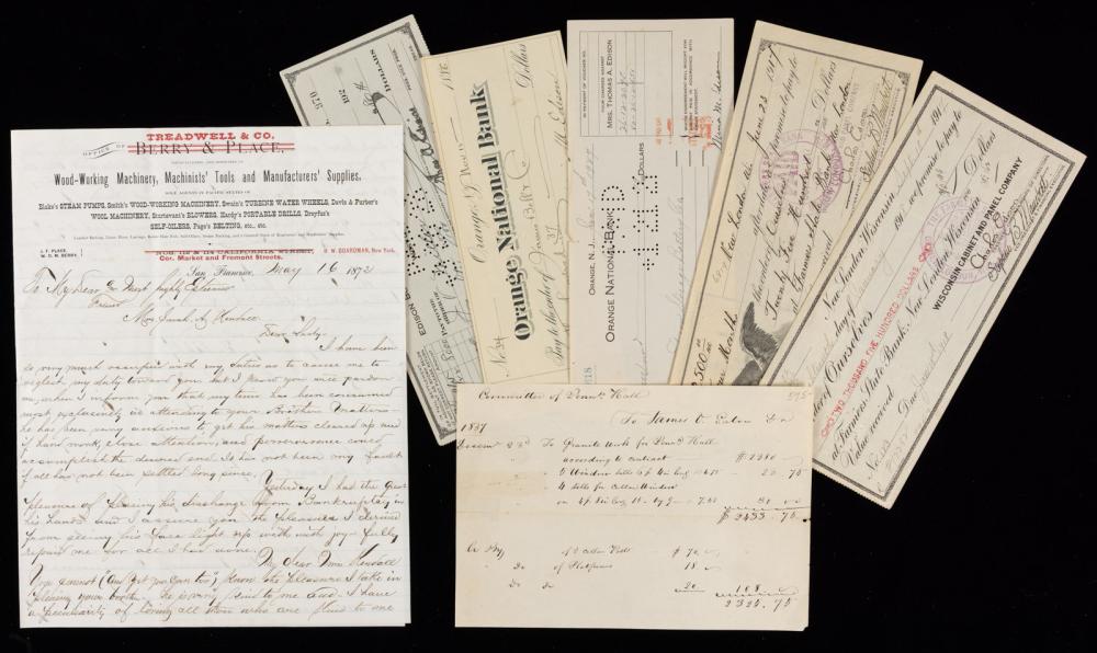 Checks, Banknotes, and Receipts from the Late 19th and Early 20th ...
