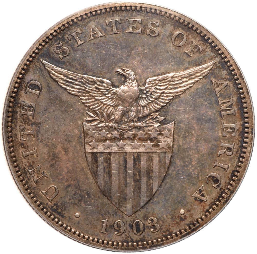 Philippines. Proof Peso, 1903