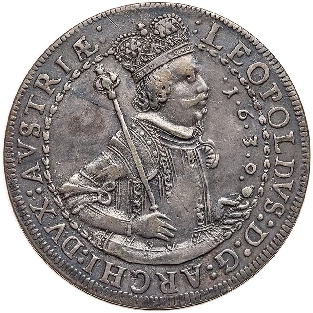 Austria. Box Taler, 1630/27 VF