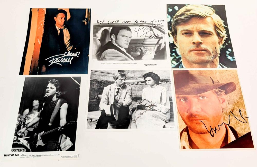 Collection of Prized Signed photos: Harrison Ford, Michael J. Fox ...